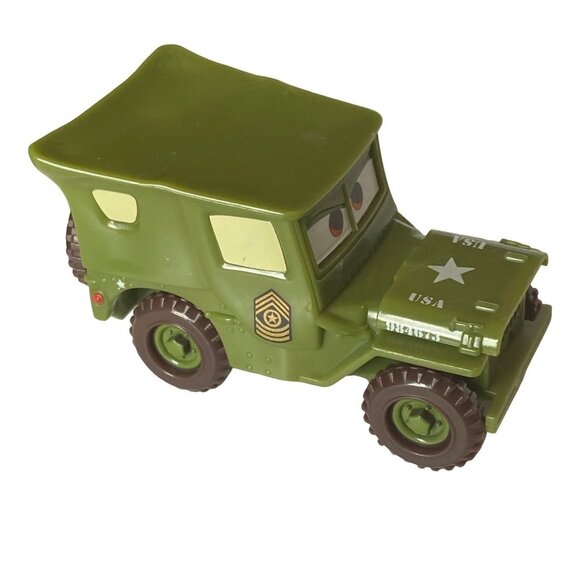 Disney | Toys | Disney Pixar Sarge Plastic Rolling Grumpy Us Army Jeep ...